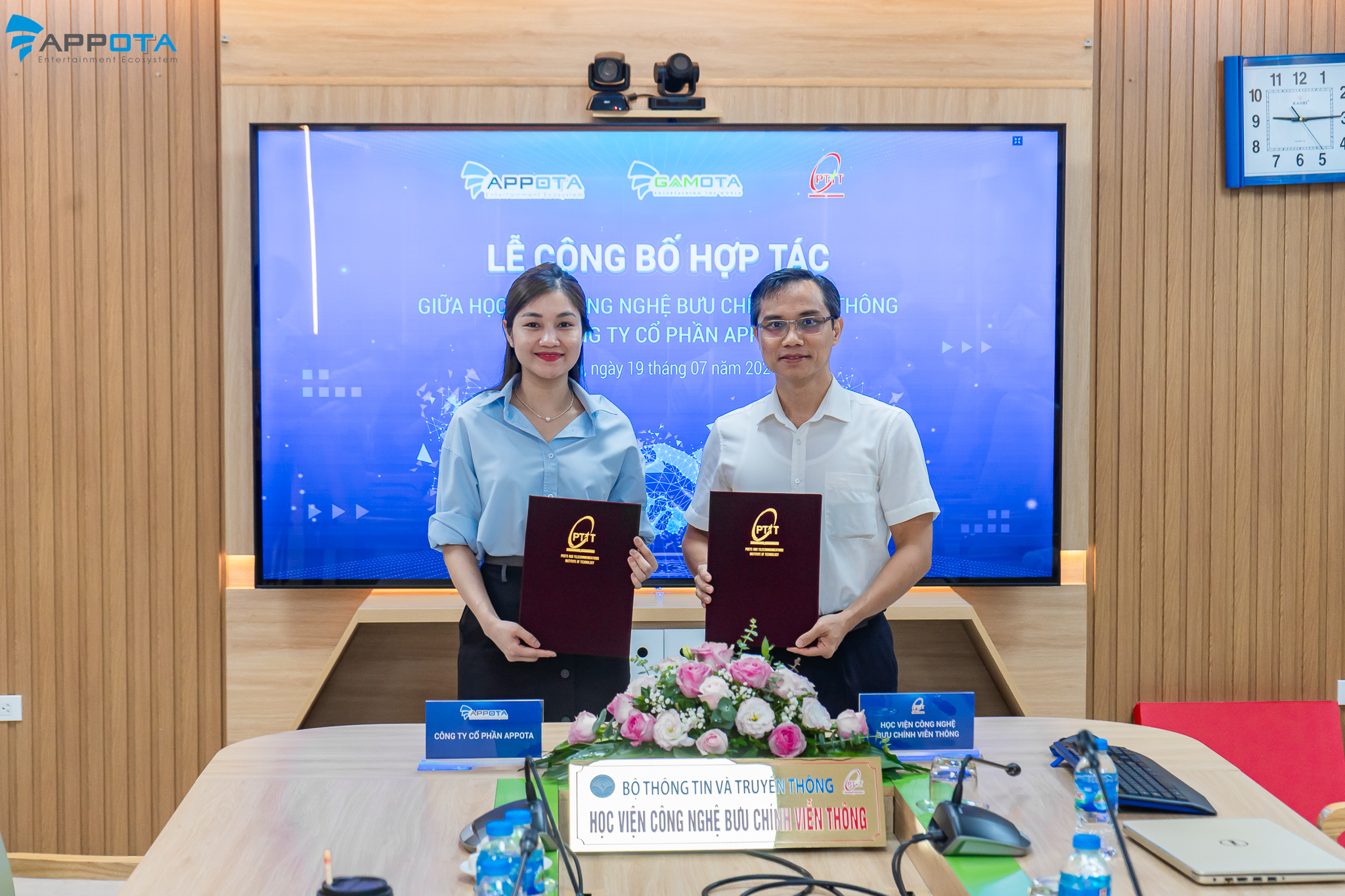 Appota chính thức hợp tác cùng Học viện Công nghệ Bưu chính Viễn thông ...